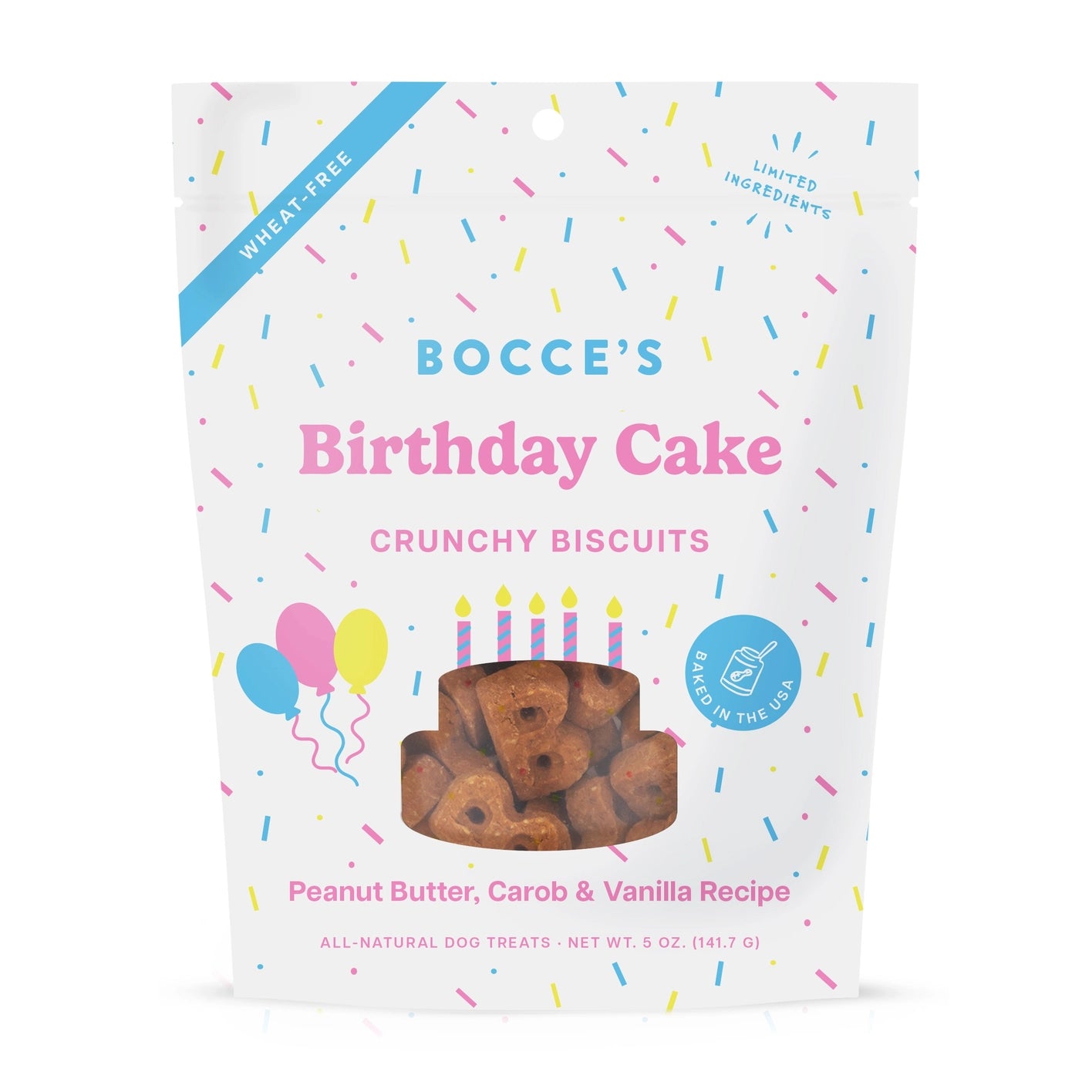 Bocce's Bakery Birthday Cake - Crunchy Biscuits